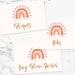 Boho Rainbow Nursery Drawer Labels - Printable Boho Baby Closet ...