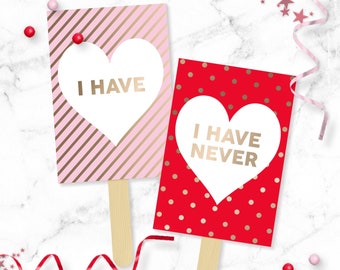 Never Have I Ever Paddle Signs - Etsy