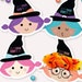 Scrunchie Holloween Cards - Printable Broom Hair Don't Care Spooky Hair ...