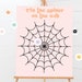 Pin the Spider on the Web Game Printable Pin the Tail | Etsy