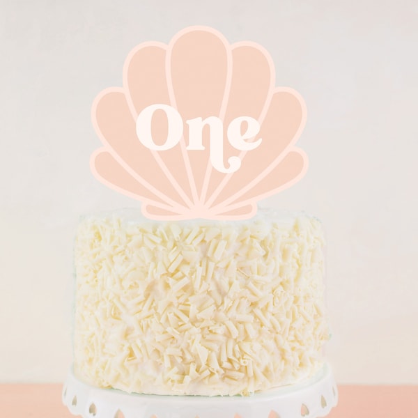 Seashell Cake Topper - Etsy