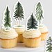 Tree Cupcake Toppers - Printable Pine Evergreen Forest 1st Birthday ...