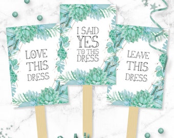 Wedding paddles | Etsy