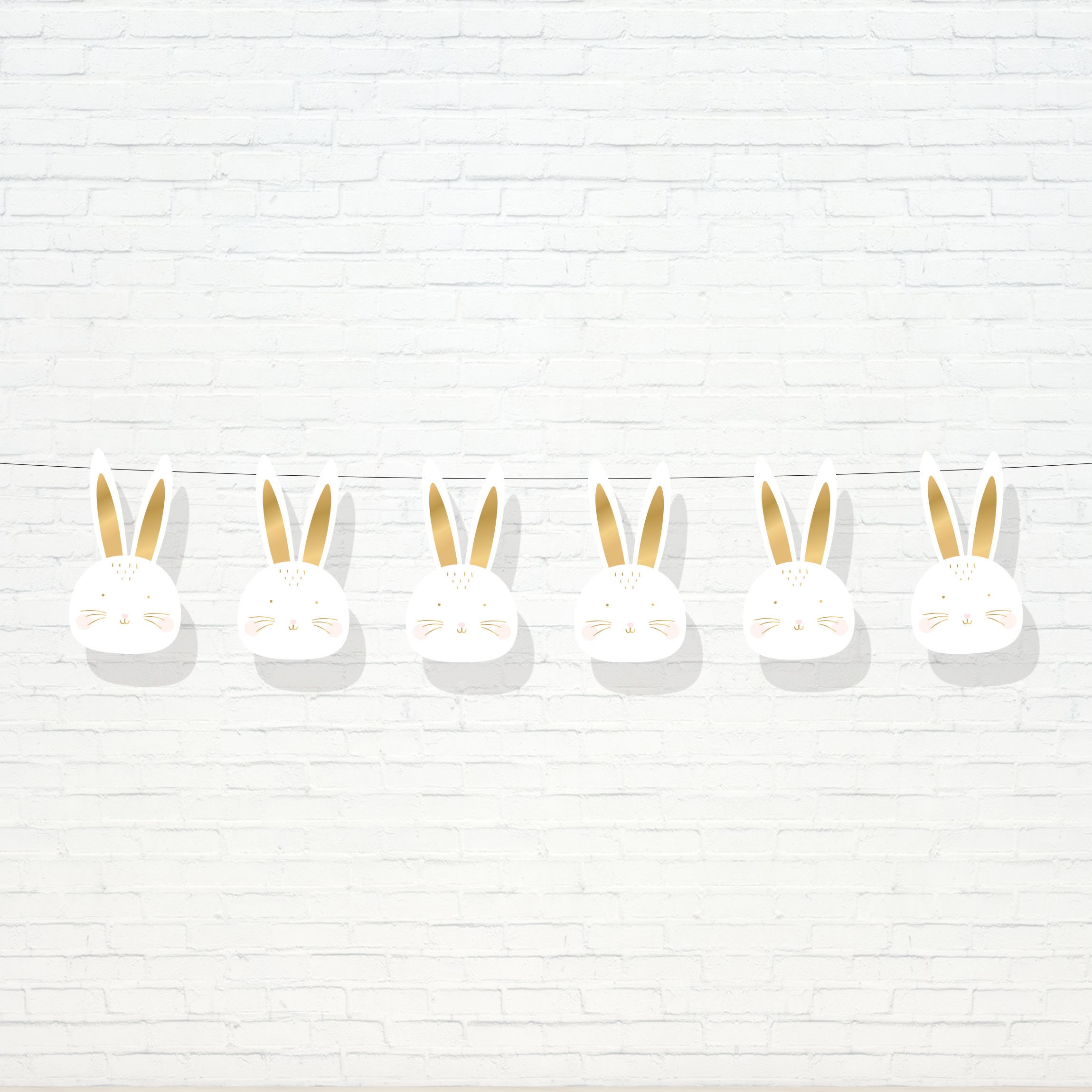 Bunny Banner - Printable Pink Some Bunny is One Easter 1st Birthday ...