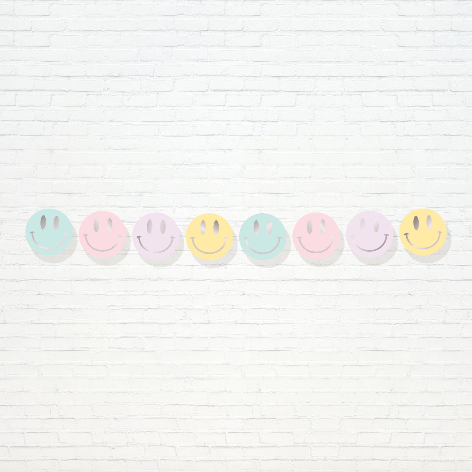 Pastel Wallpaper Smile Faces