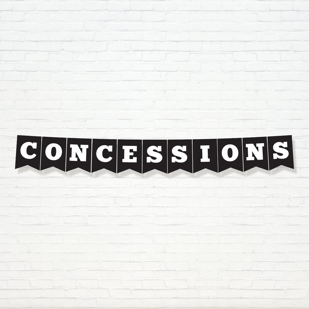 Concessions Stand Banner - Printable Ice Hockey the Great One ...