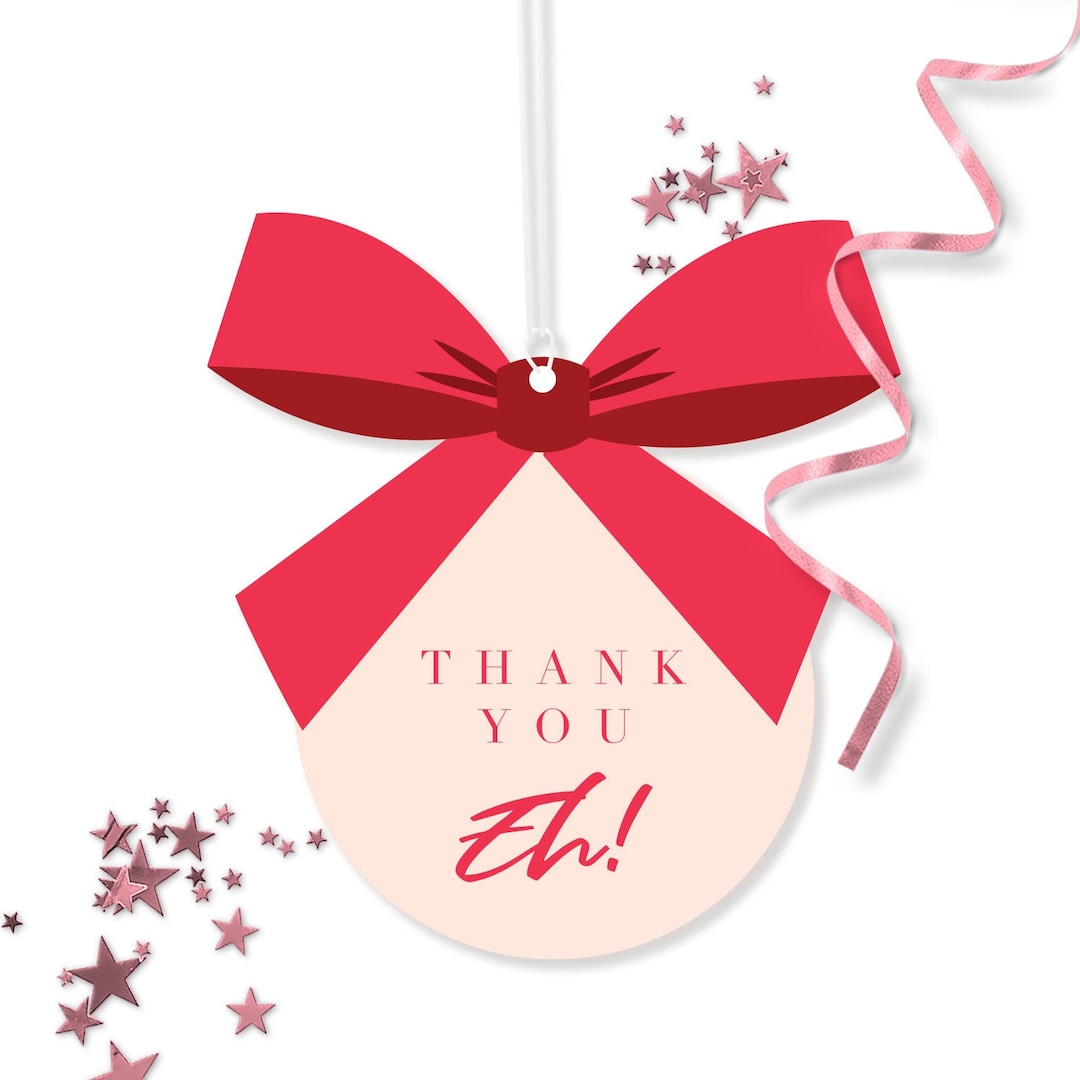 Canada Thank You Tags - Printable Happy Canada Day Thank You Eh ...