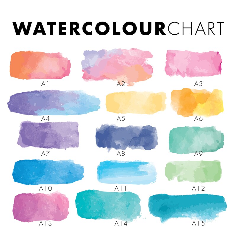 Watercolor Name Art Print Custom Cursive Handwriting - Etsy Canada