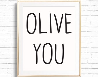 Ways to Say I Love You I Love You Print Typographic Poster - Etsy