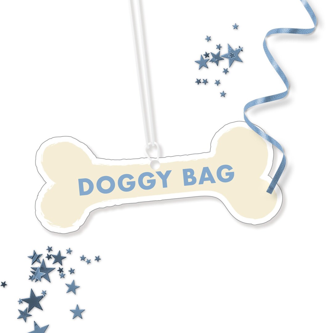 Doggy Bag Gift Tags - Printable Adopt A Puppy 1st Birthday Party Table ...