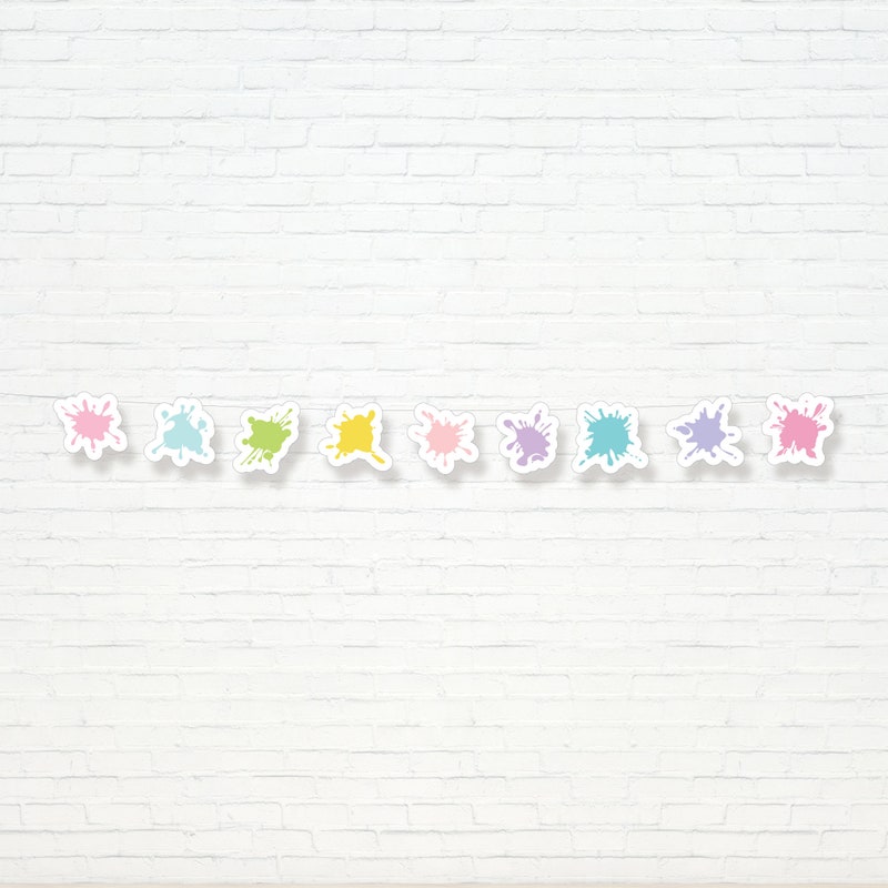 Paint Party Banner - Etsy
