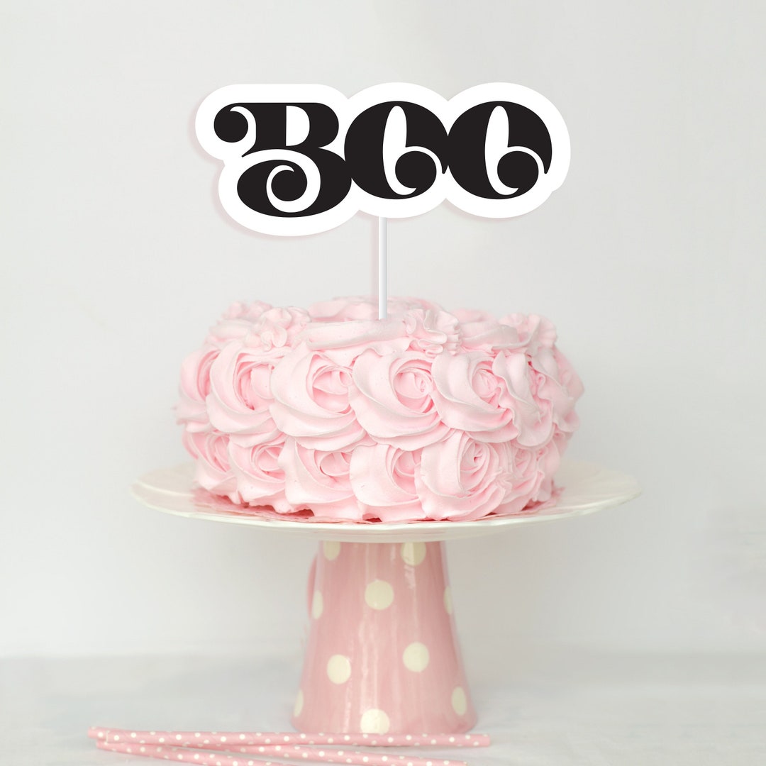 Boo Cake Topper - Printable Pink Halloween Cake Banner - Spooktacular ...