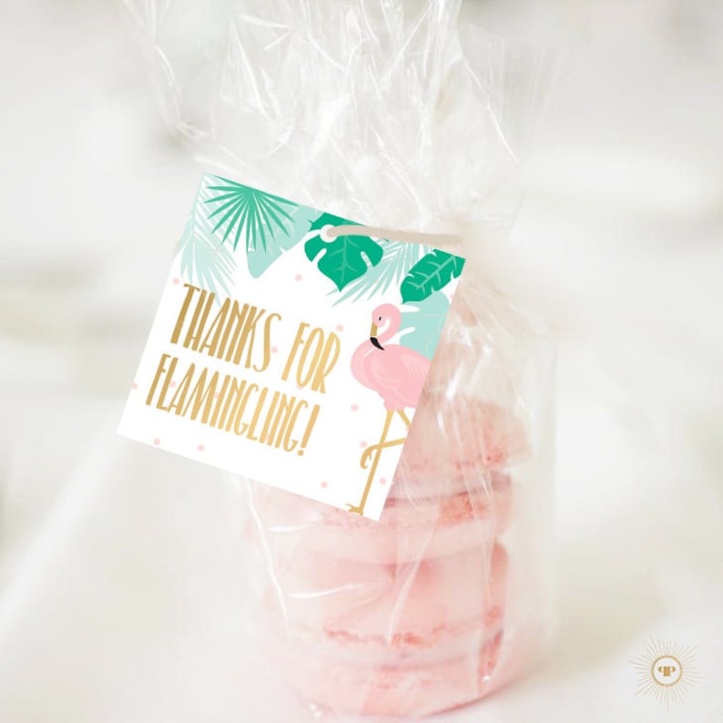 Flamingo Favor Tags – Printable Gift Labels (instant Download) - Etsy