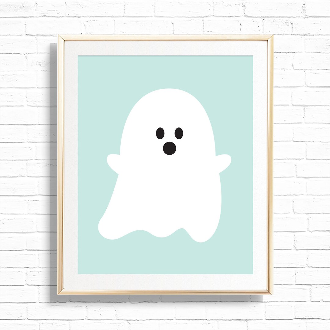 Cute Ghost Print - Printable Pink Halloween Girl Birthday Party Gift ...