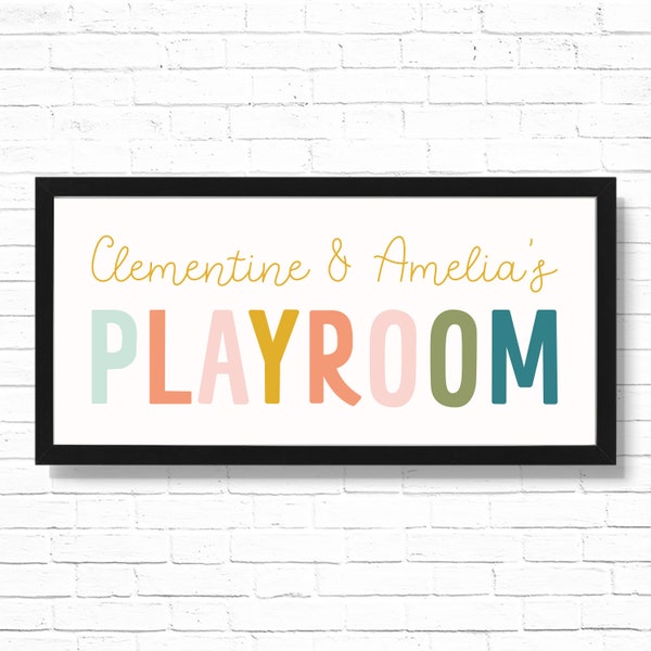 Playroom Sign - Etsy