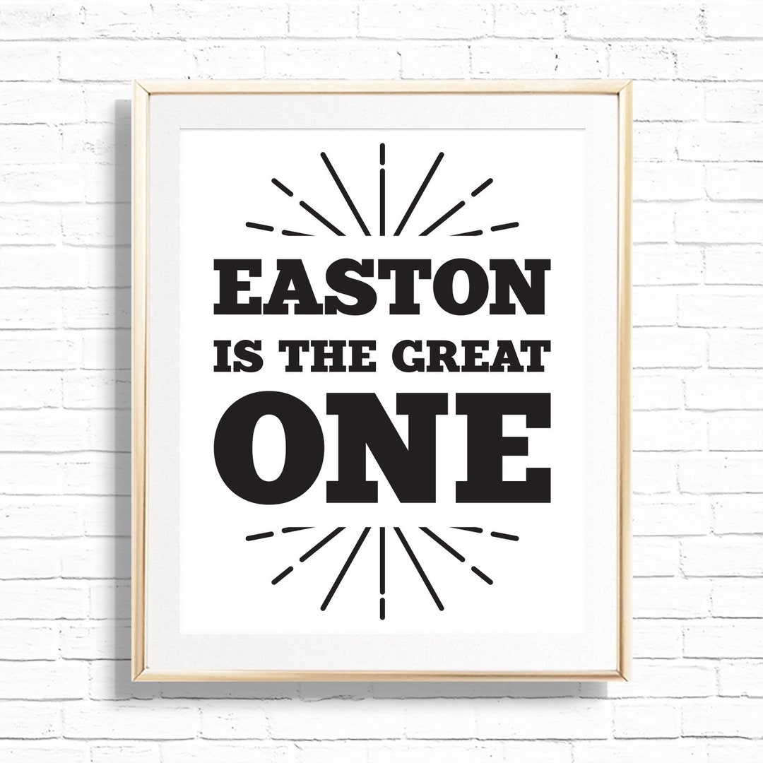 The Great One Sign - Printable Personalized Hockey Ice Skating 1st ...
