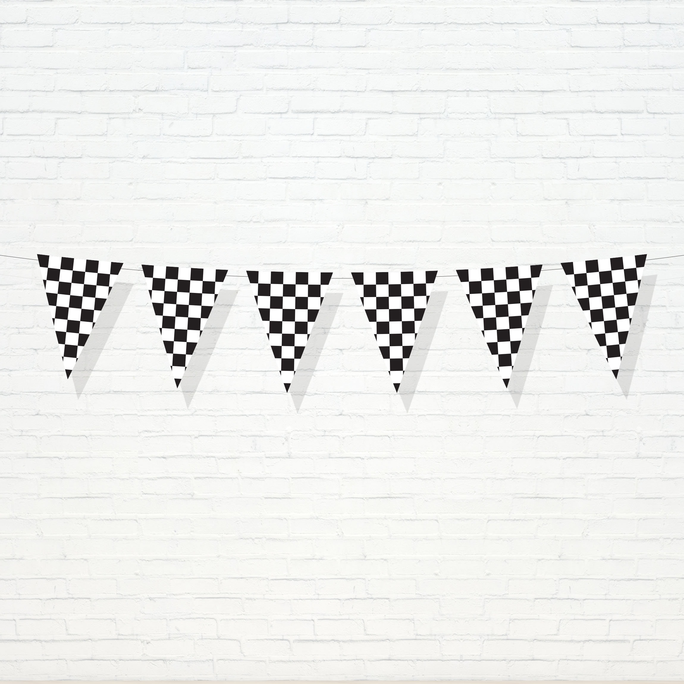 Triangular Checkered Banner