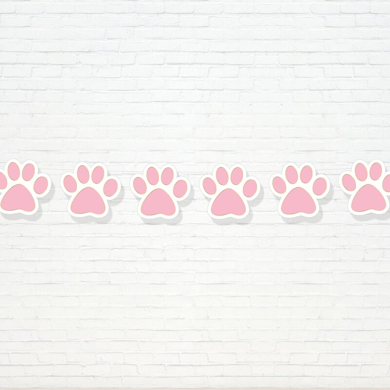 Paw Print Banner - Etsy UK
