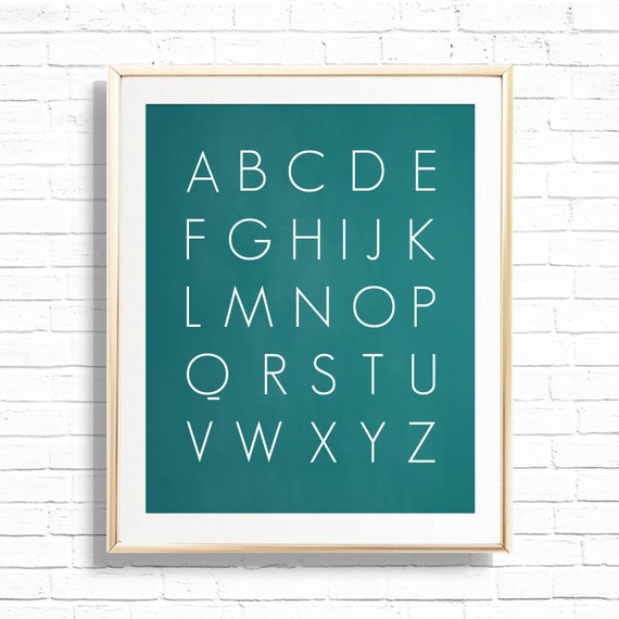 Chalkboard Letters Printable