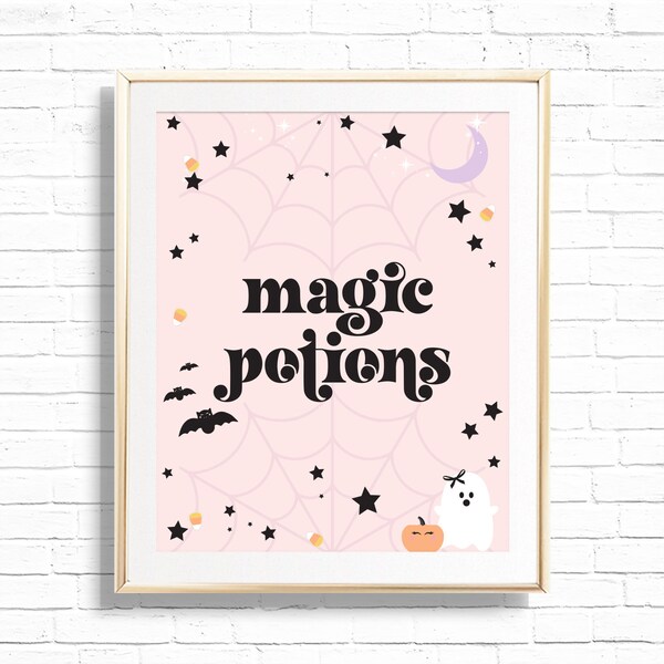 Magic Potion Sign - Etsy