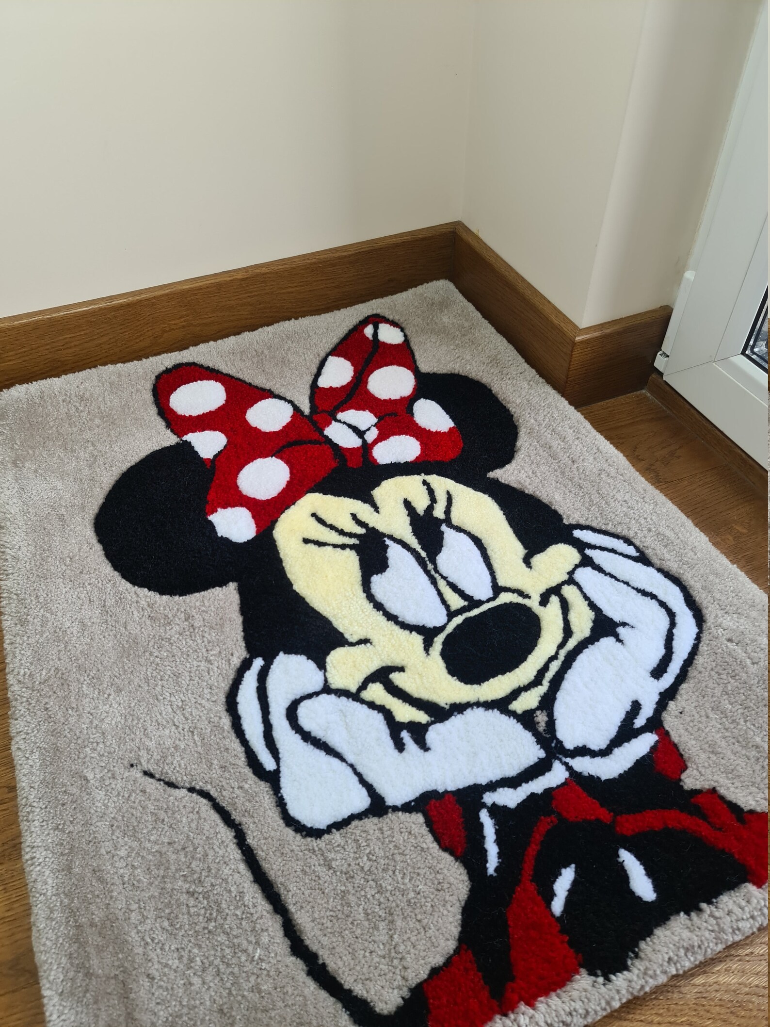 MINNIE MOUSE Rug Tufting Rugs Handmade Minnie Mouse Custom Rugs Kids ...