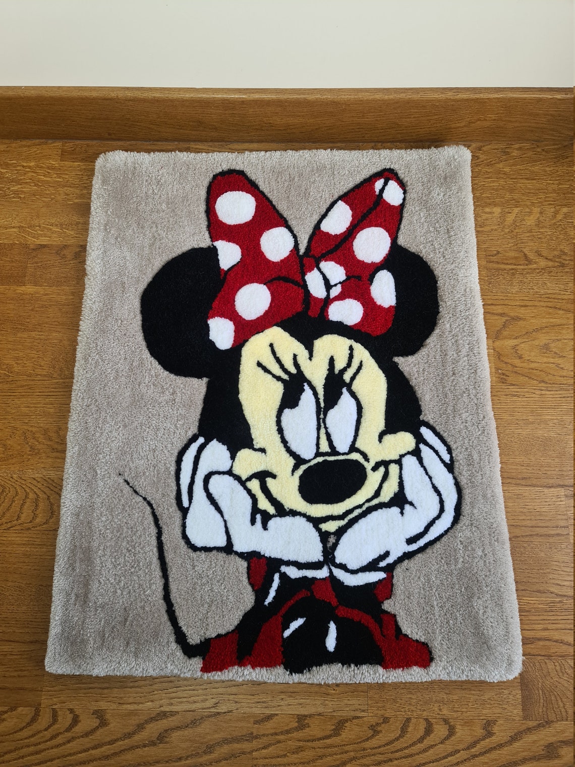 MINNIE MOUSE Rug Tufting Rugs Handmade Minnie Mouse Custom - Etsy