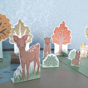 Printable Delightful Forest Play Set- Instant PDF Download- Woodland ...