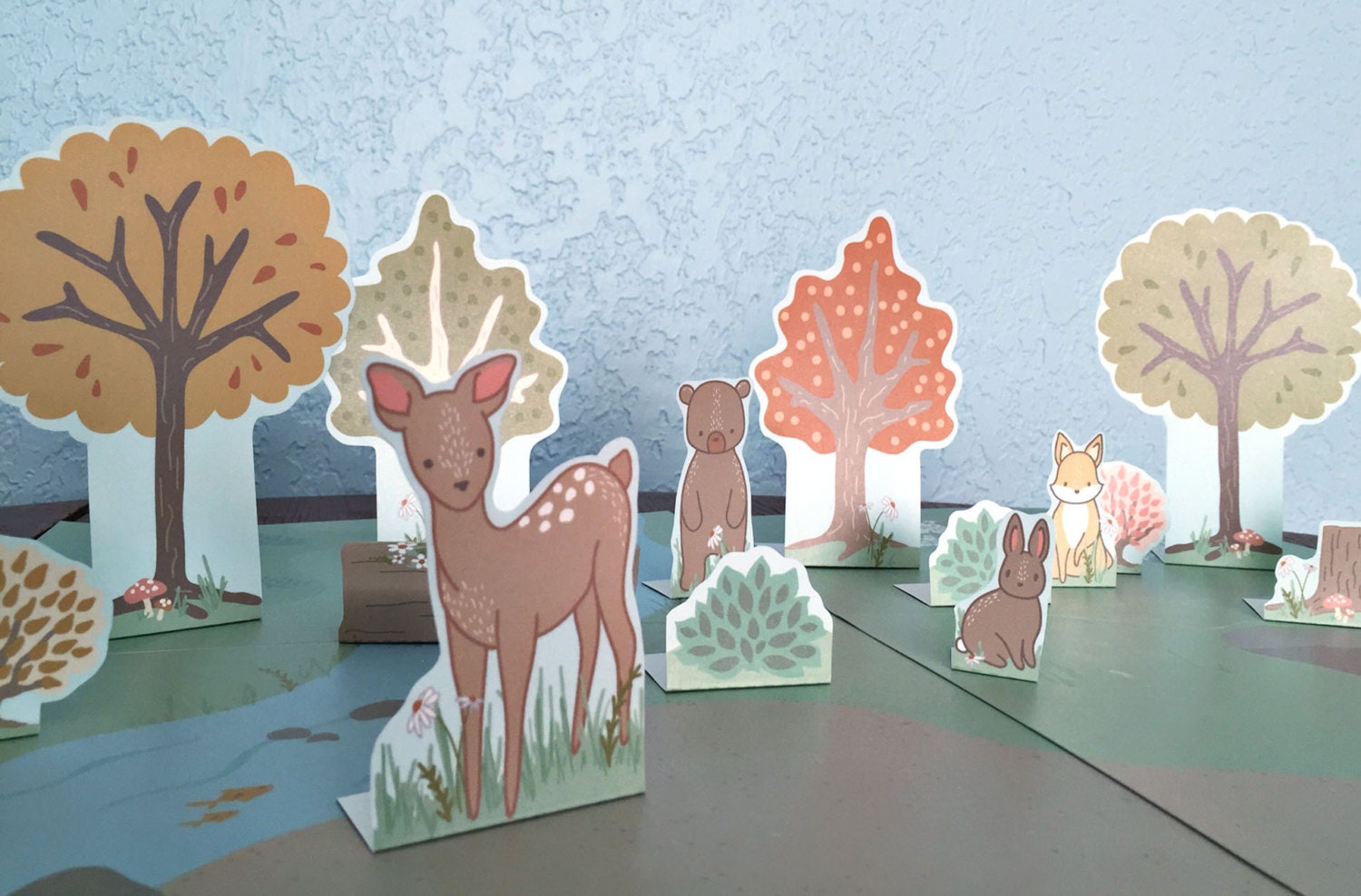 Printable Delightful Forest Play Set Instant PDF Download Woodland ...