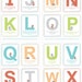 Kawaii Cute Illustrated Alphabet Art Print- Digital File, Instant ...