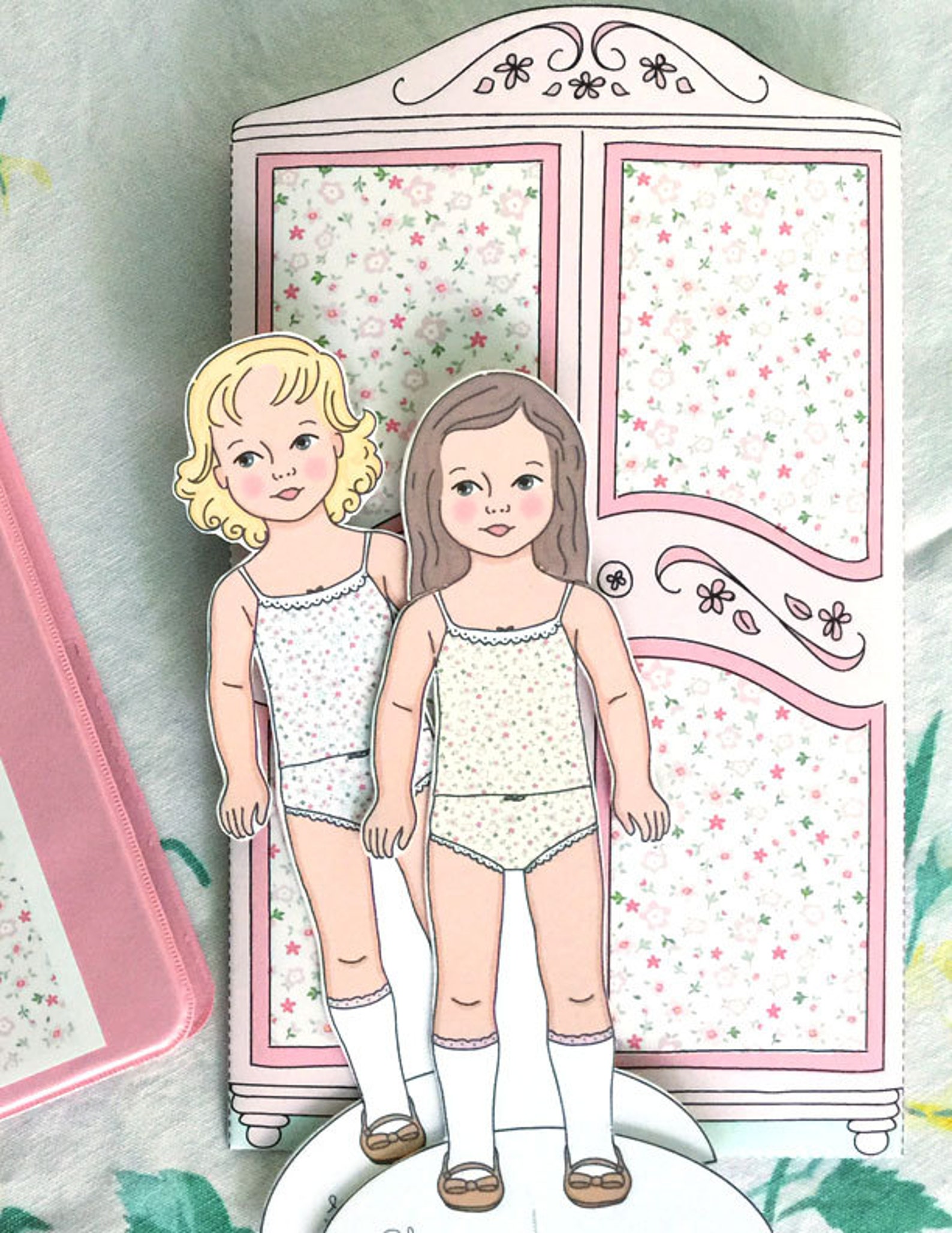 Sadie & Elsie Printable Paper Dolls PDF Instant Download | Etsy Denmark