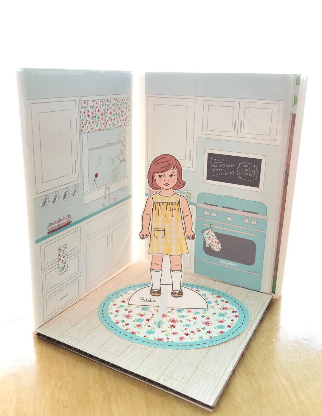 Printable MINI Paper Doll HOUSE Backgrounds Set- Pdf Instant Download ...