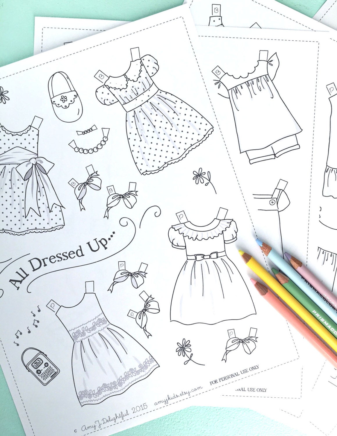 Sadie & Elsie Printable Paper Dolls PDF Instant Download - Etsy Canada