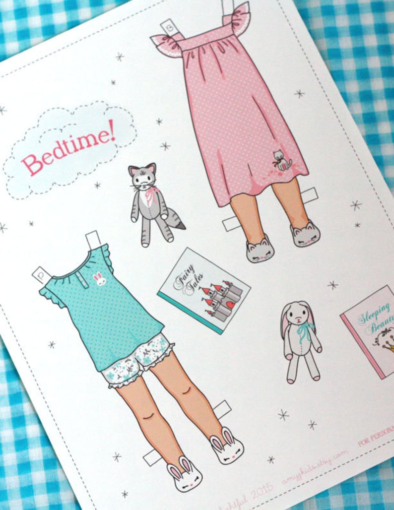 Sadie & Elsie Printable Paper Dolls PDF Instant Download - Etsy Canada