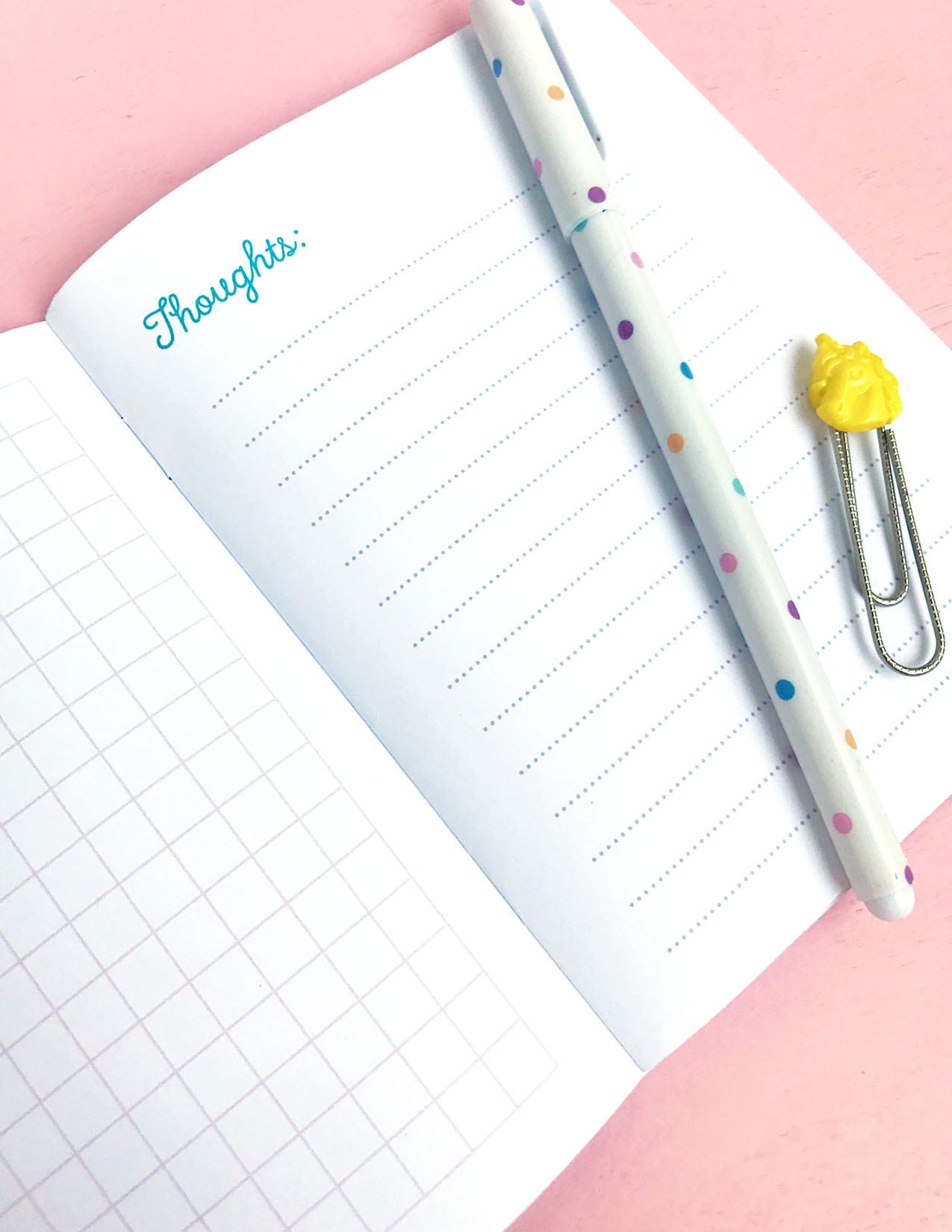 Unicorn JOURNAL Printable- Instant PDF Download- Girls, Diary ...