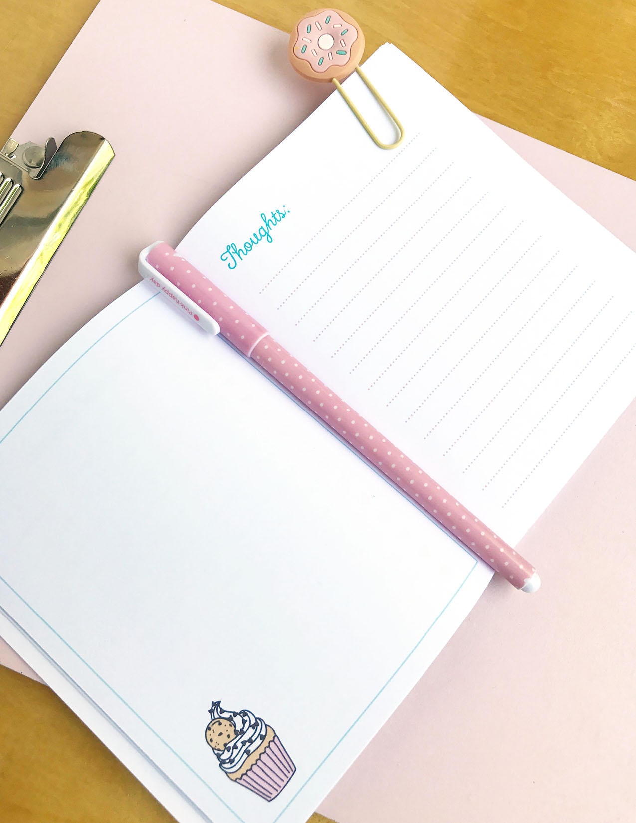 Cupcake JOURNAL Printable Instant PDF Download Girls Diary - Etsy