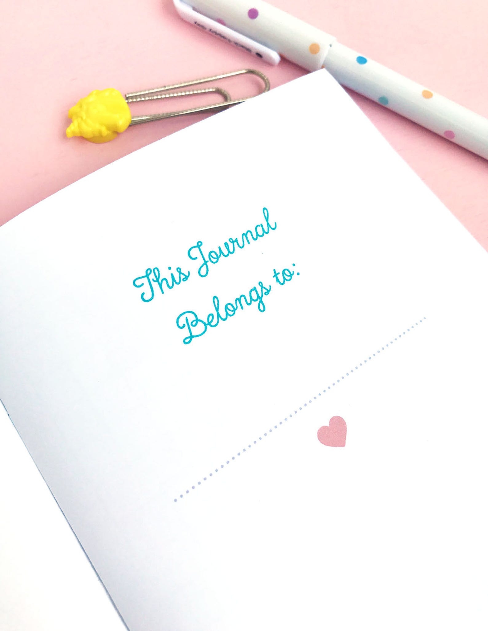 Unicorn JOURNAL Printable- Instant PDF Download- Girls, Diary ...