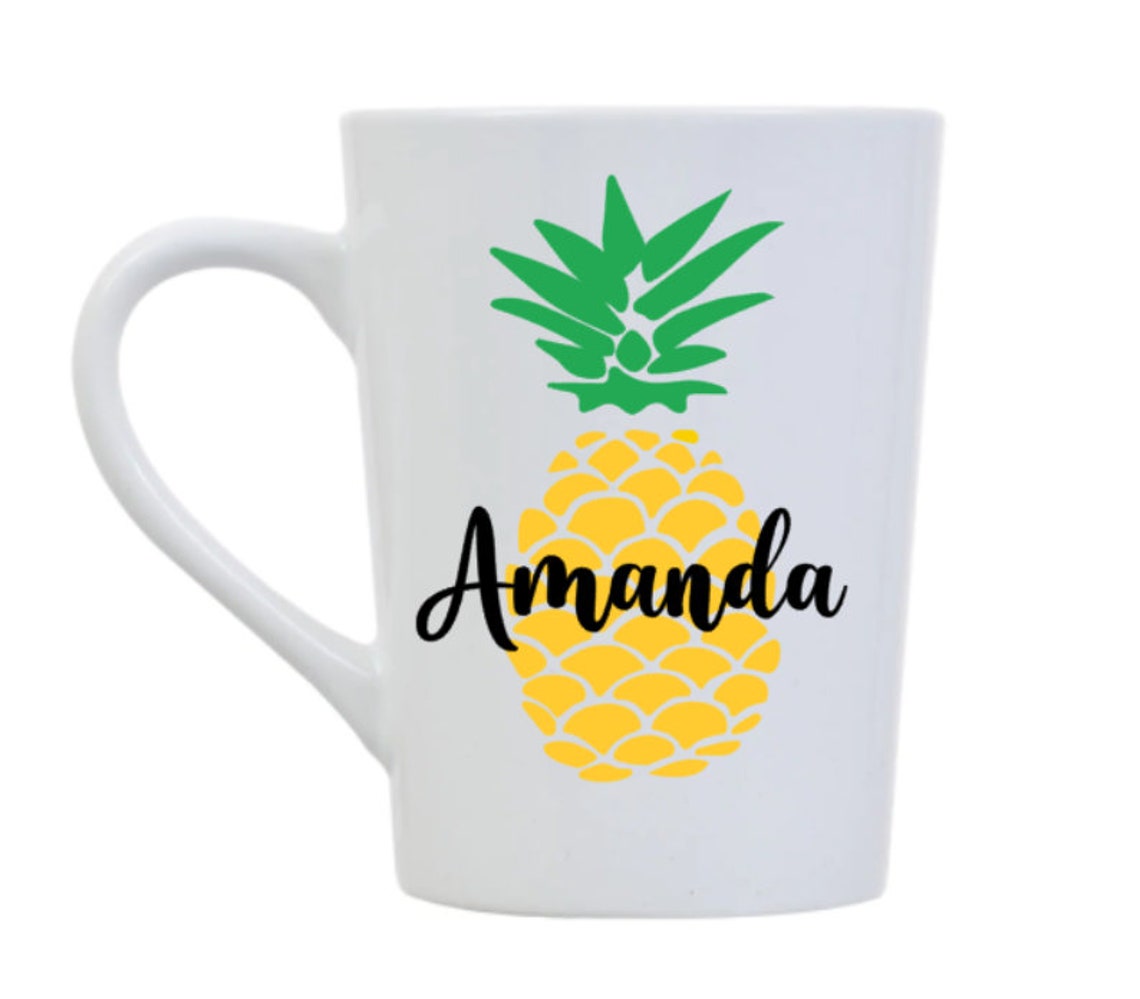Personalized Pineapple Mug, Pineapple Mug, Pineapple Gift, Pineapple ...