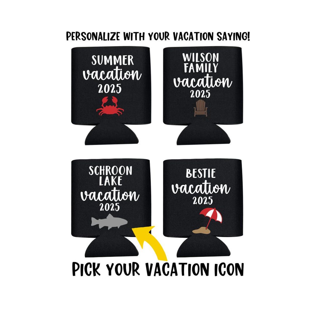Family Vacay Can Cooler, Vacation, Can Cooler, Family Vacation, Lake ...