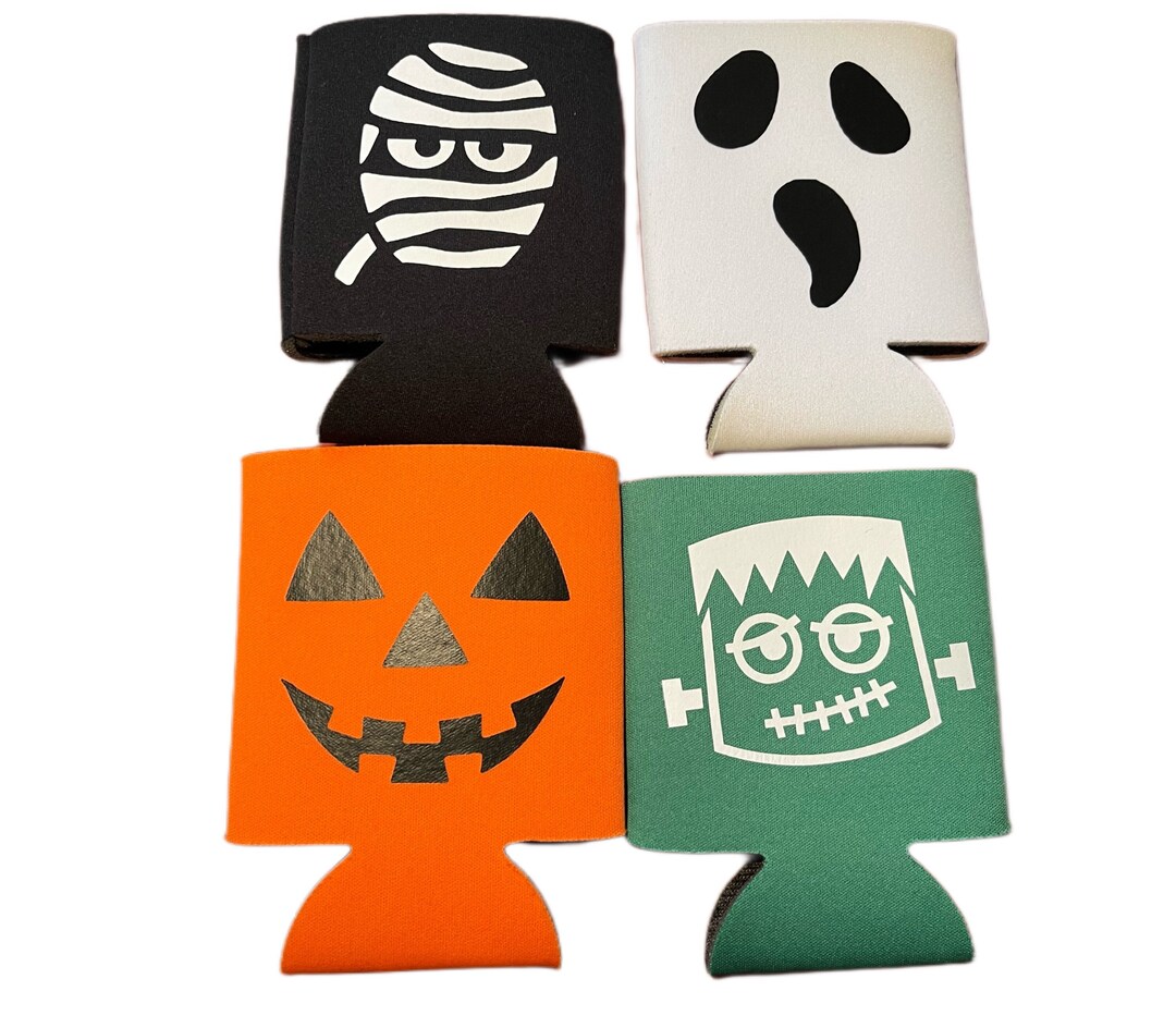 Halloween Can Cooler, Halloween, Drinks, Halloween Party Favor, Pumpkin ...