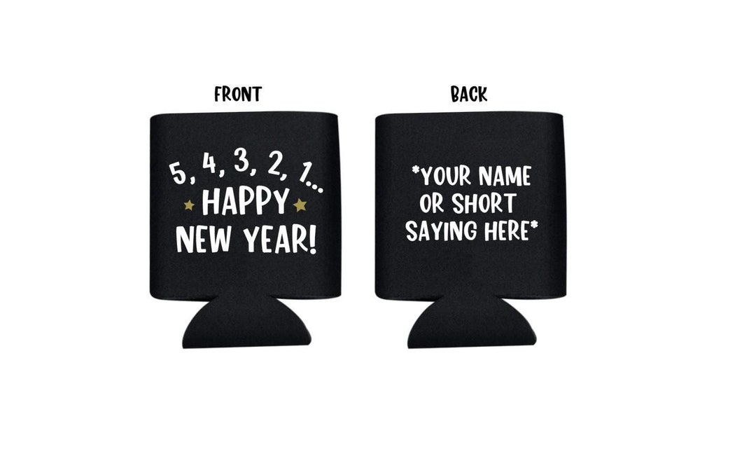 New Year Can Cooler, Midnight, Ball Drop, New Year, New Year's Eve ...