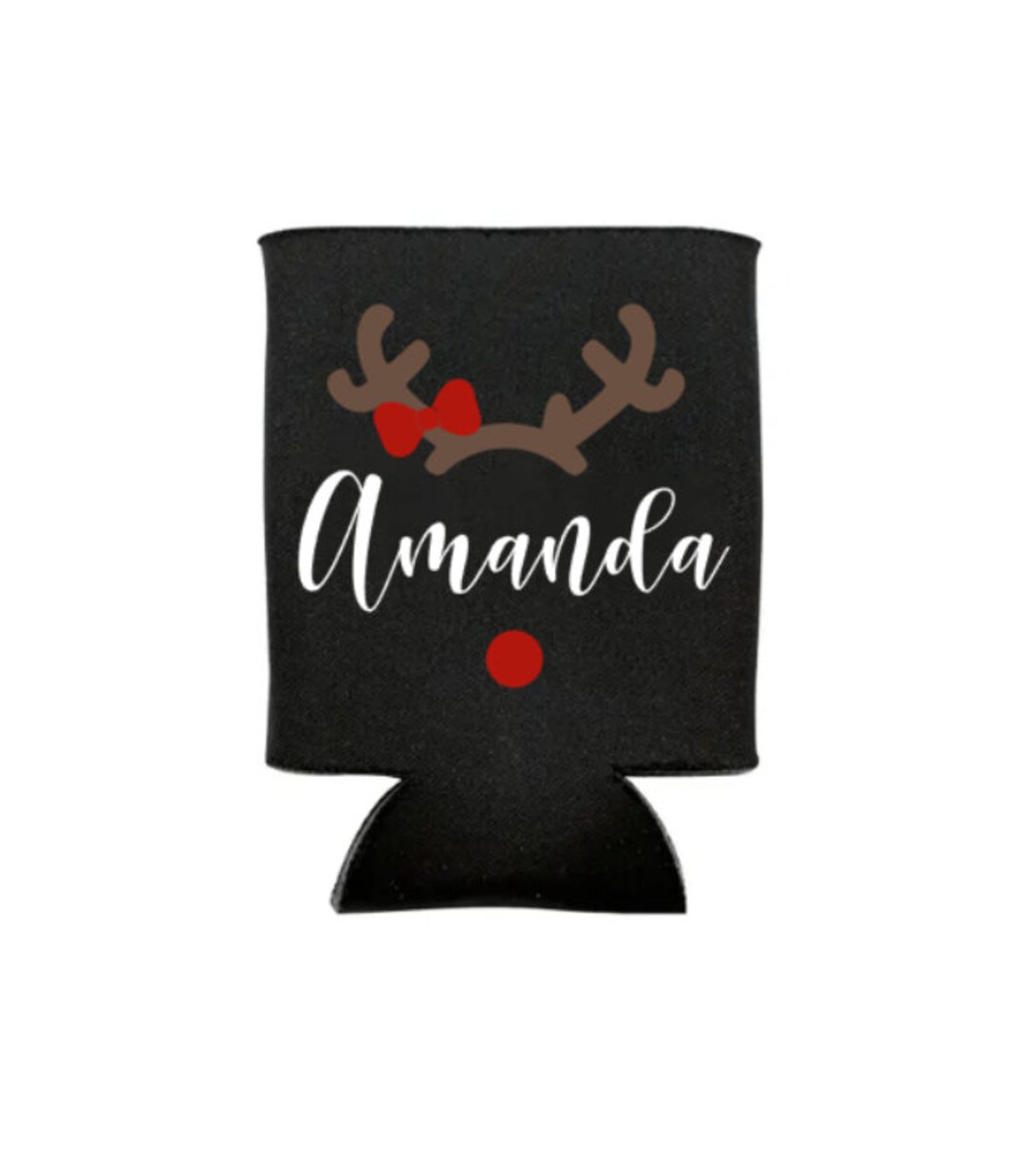 Reindeer Can Cooler, Friendsmas, Christmas, Christmas Favor, Party ...