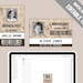 Printable Archaeologist ID Badge Template: Career Day Costume (editable ...