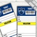 Pretend Play Police Tickets police Party. Printable. Instant Download ...