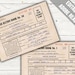 1940s Ration Book Invitation (american). Editable PDF. Printable ...