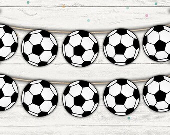 Soccer Banner, Soccer Garland, Sports Banner, Sports Garland, Soccer ...