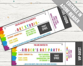 Arcade Party Invitation Printable. Editable PDF. Instant - Etsy