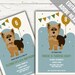 Yorkie Birthday Party Invitation: Dog Theme Birthday (editable PDF) - Etsy