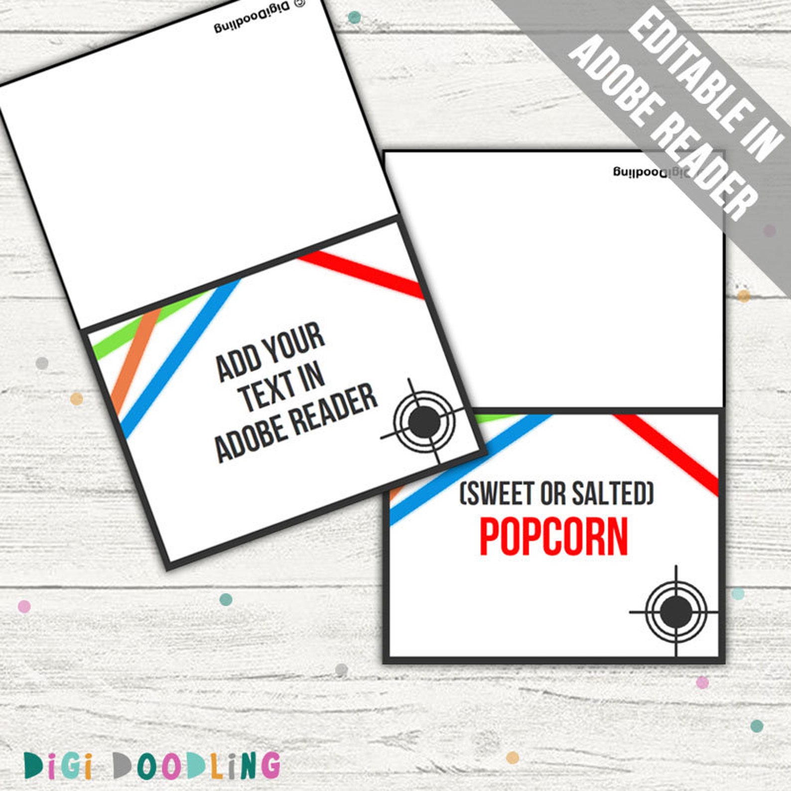 Laser Tag Party Printables. Includes Invitations Favor Tags - Etsy
