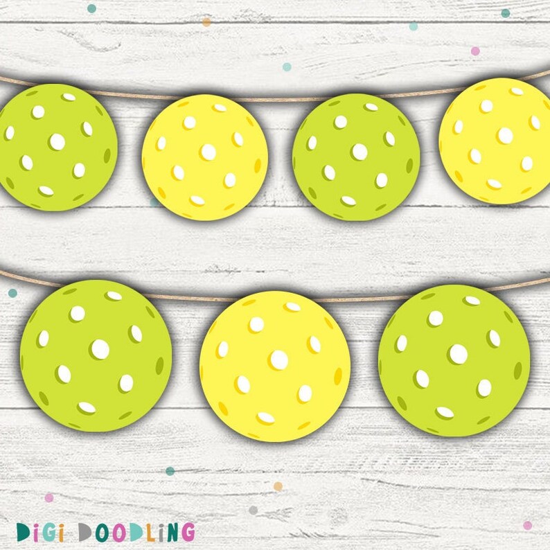 Pickleball Banner printable. Pickleball Party Decorations. Pickleball ...