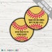 Softball Tags softball Favor Tags/ Party Decor. Printable PDF EDITABLE ...